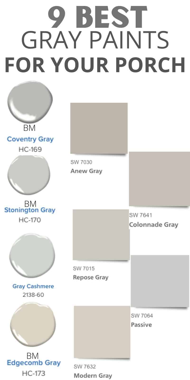 The Best Front Porch Paint Colors in 2022 - Front Porch Decorating Ideas